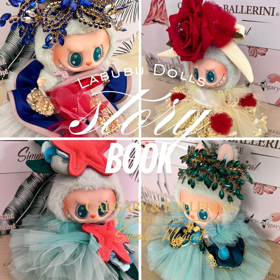 Labubu Popmart Storybook Outfits Set - Calgary and Ballerini